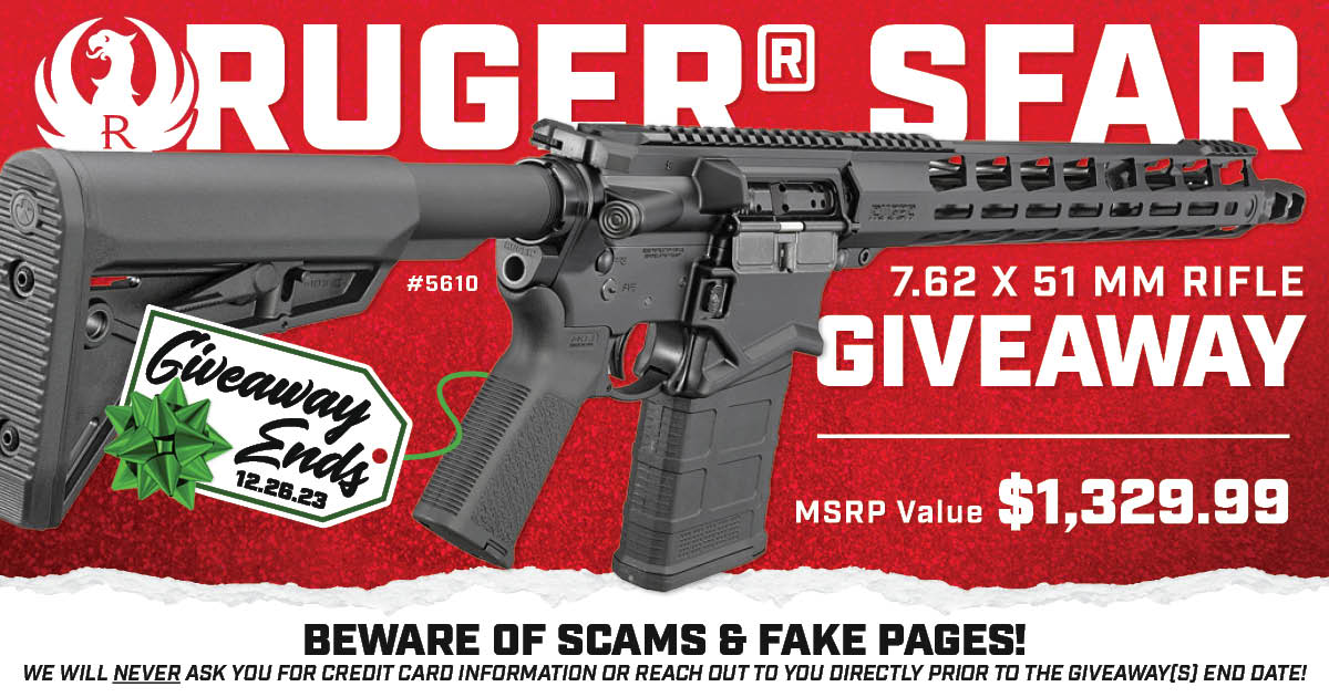 Enter to win a Ruger SFAR Rifle | Vance Outdoors