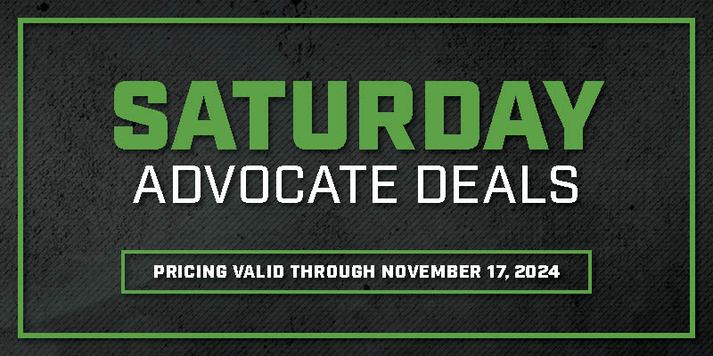 Saturday Advocate Deals October 19th 2024 | Vance Outdoors