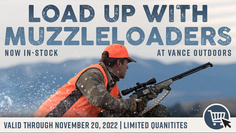 Load up with Muzzleloaders | Vance Outdoors