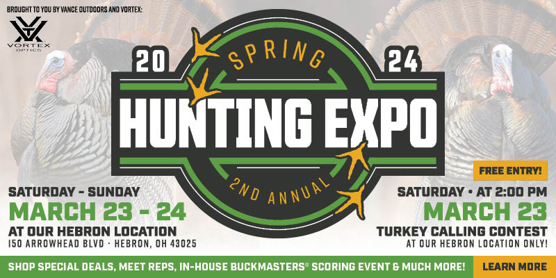 Spring Hunting Expo | March 21-3 | Vance Outdoors Hebron | Vance Outdoors