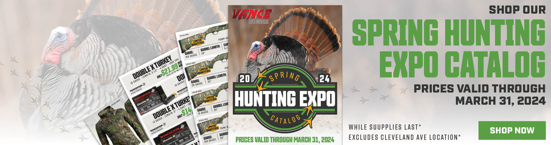 Spring Hunting Expo | March 23-24 | Vance Outdoors Hebron | Vance Outdoors