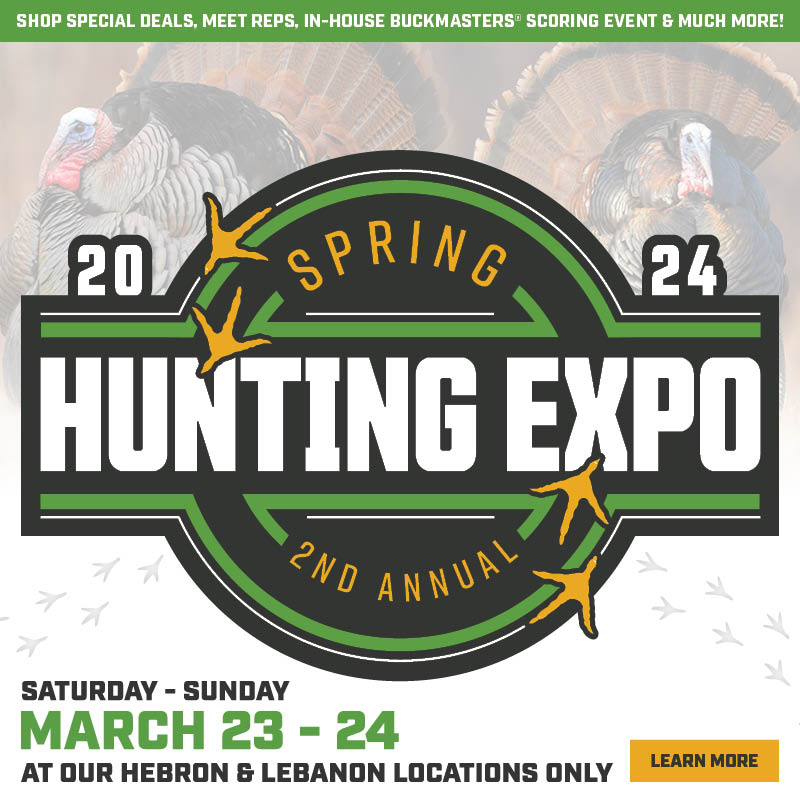 Spring Hunting Expo | March 23-24 | Vance Outdoors Hebron | Vance Outdoors